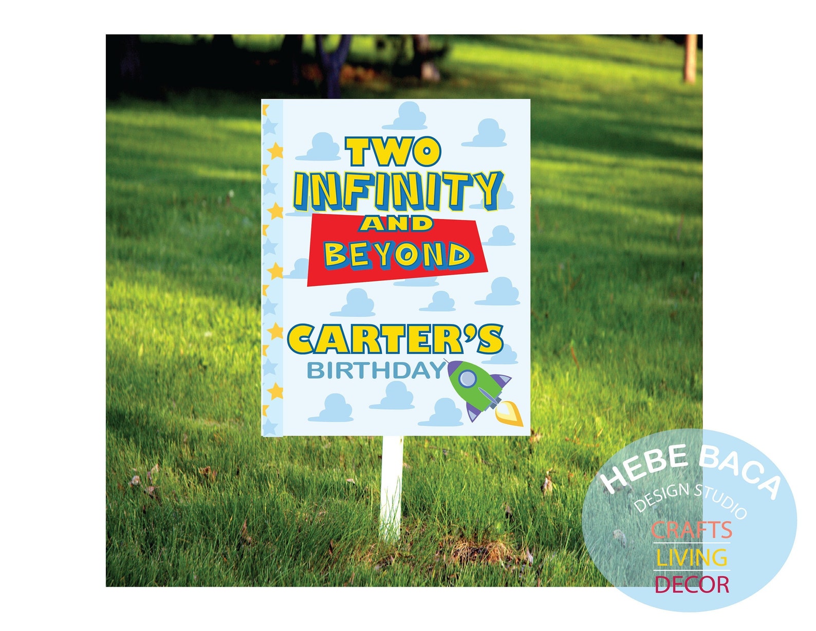 Two Infinity and Beyond Birthday Toy Story Welcome Sign - Etsy