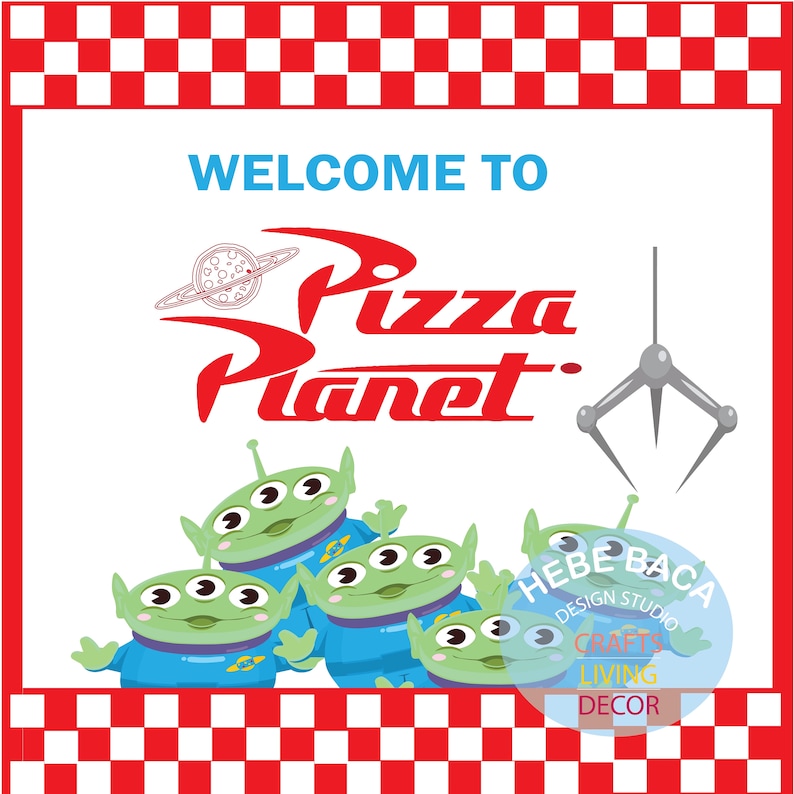 Pizza Planet, Pizza Planet Box Toy Story Birthday Buzz Lightyear ...