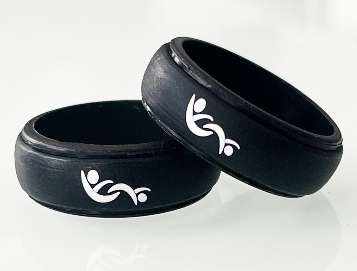 Silicone Swinger Rings, Swinger Symbol Black Ring - Etsy Australia