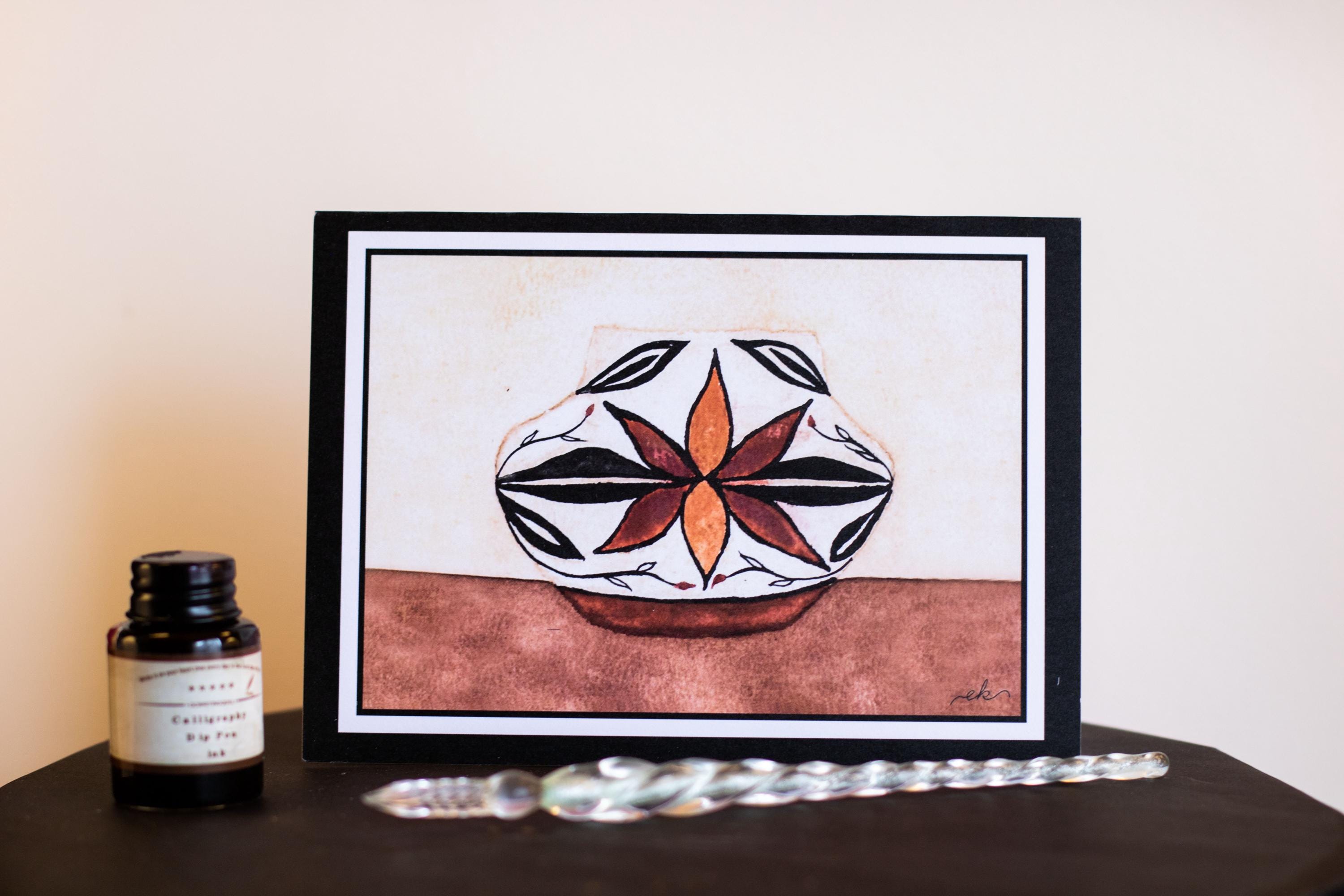 Southwest Pottery 5x7 Cards (set of 6) Blank Inside With Envelopes ...