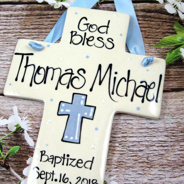 Baptism Cross - Etsy