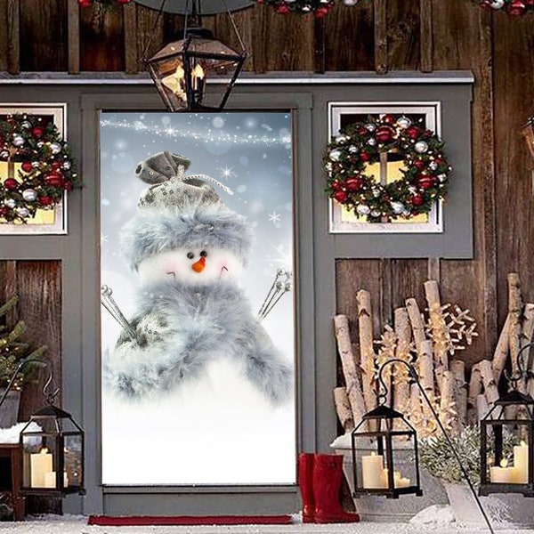 Christmas Door Decal - Etsy