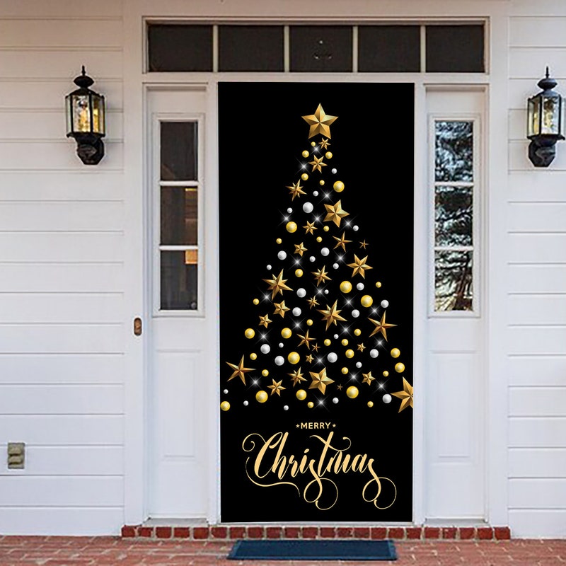 Christmas Door Decal - Etsy