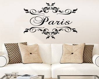 Paris Wall Decals - Etsy