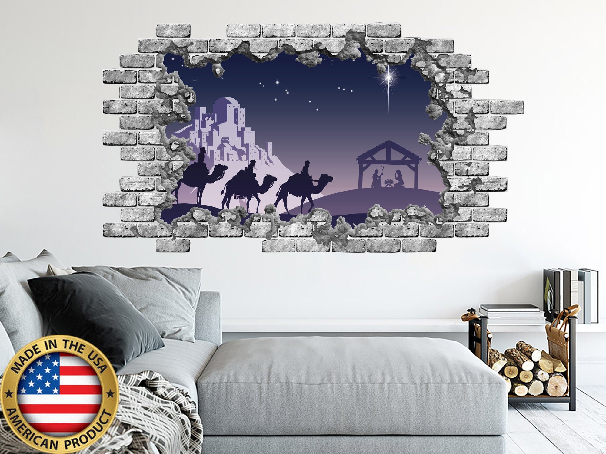 Vinyl Wall Scene - Etsy