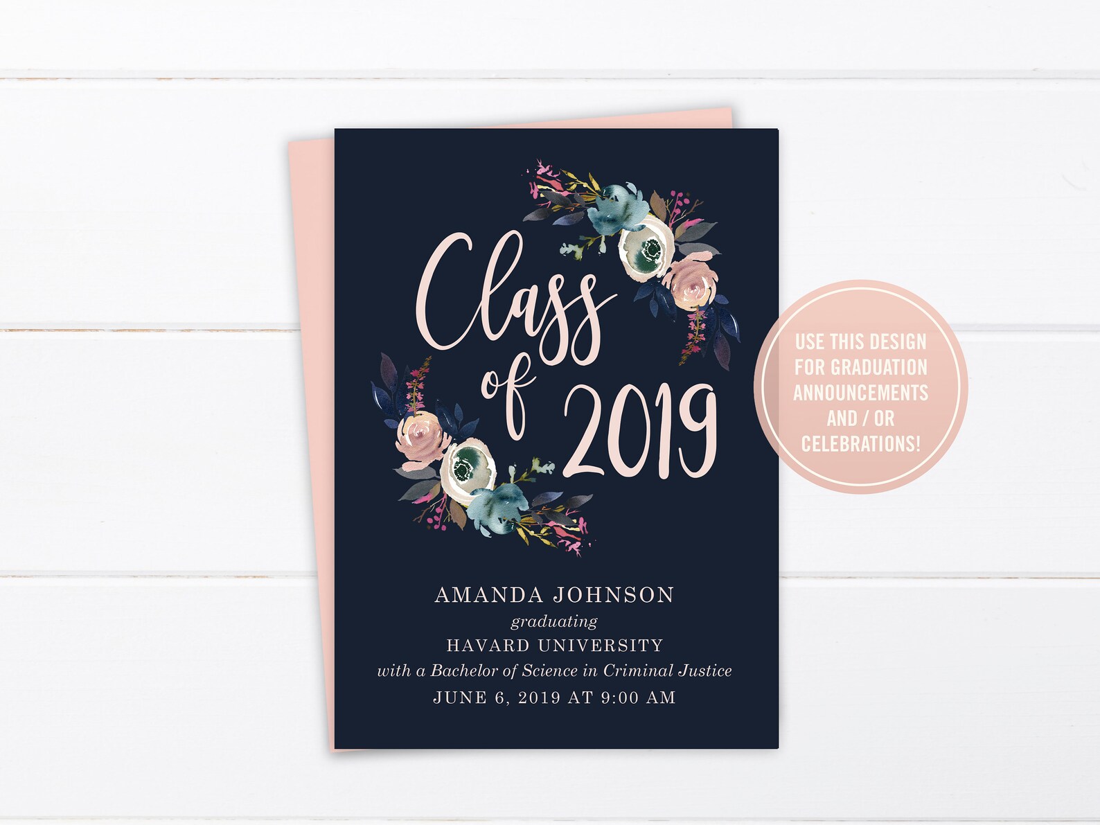 Printable College Graduation Invitation Printed Graduation - Etsy