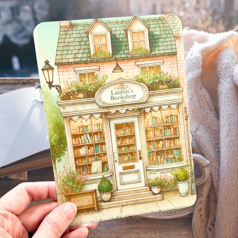 Personalized Bookshop Kindle Insert: Vintage Storybook Design - Etsy
