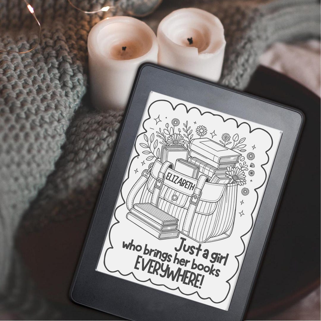 Personalized Kindle Lock Screen - Custom Book Lover Screensaver With ...