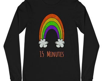 Fuzzy Rainbow Shirt - Etsy