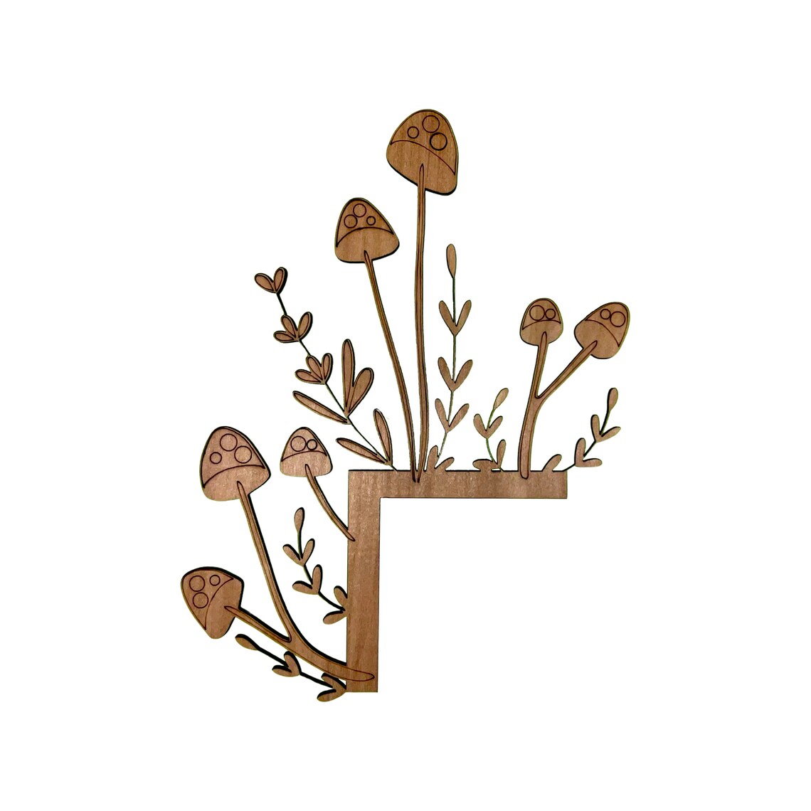 Mushroom Corner Door/window Topper, Nature Themed Wall Decor ...