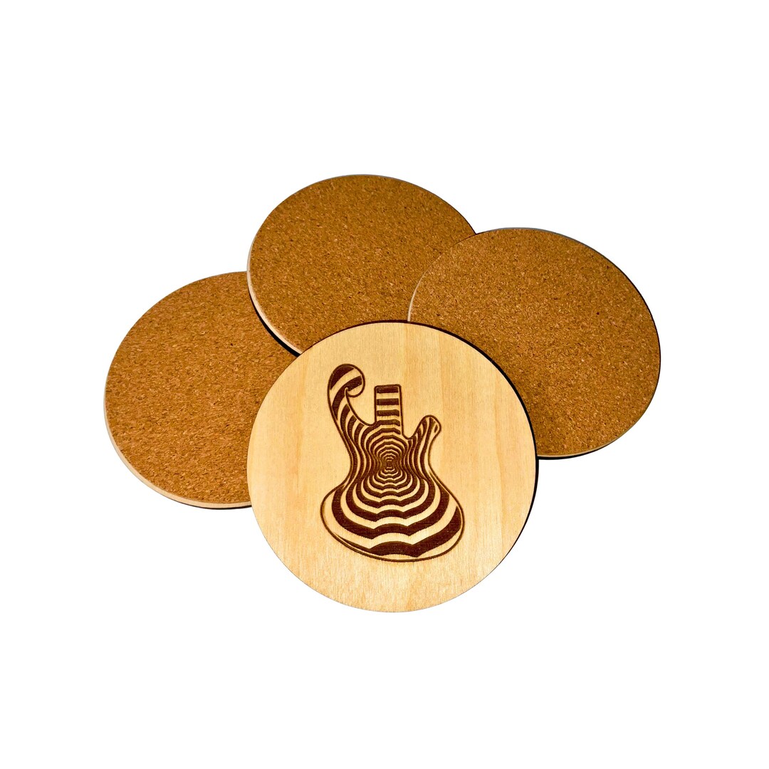 Primus Coasters: Les Claypool Pachyderm Bass, Laser Engraved Wood ...