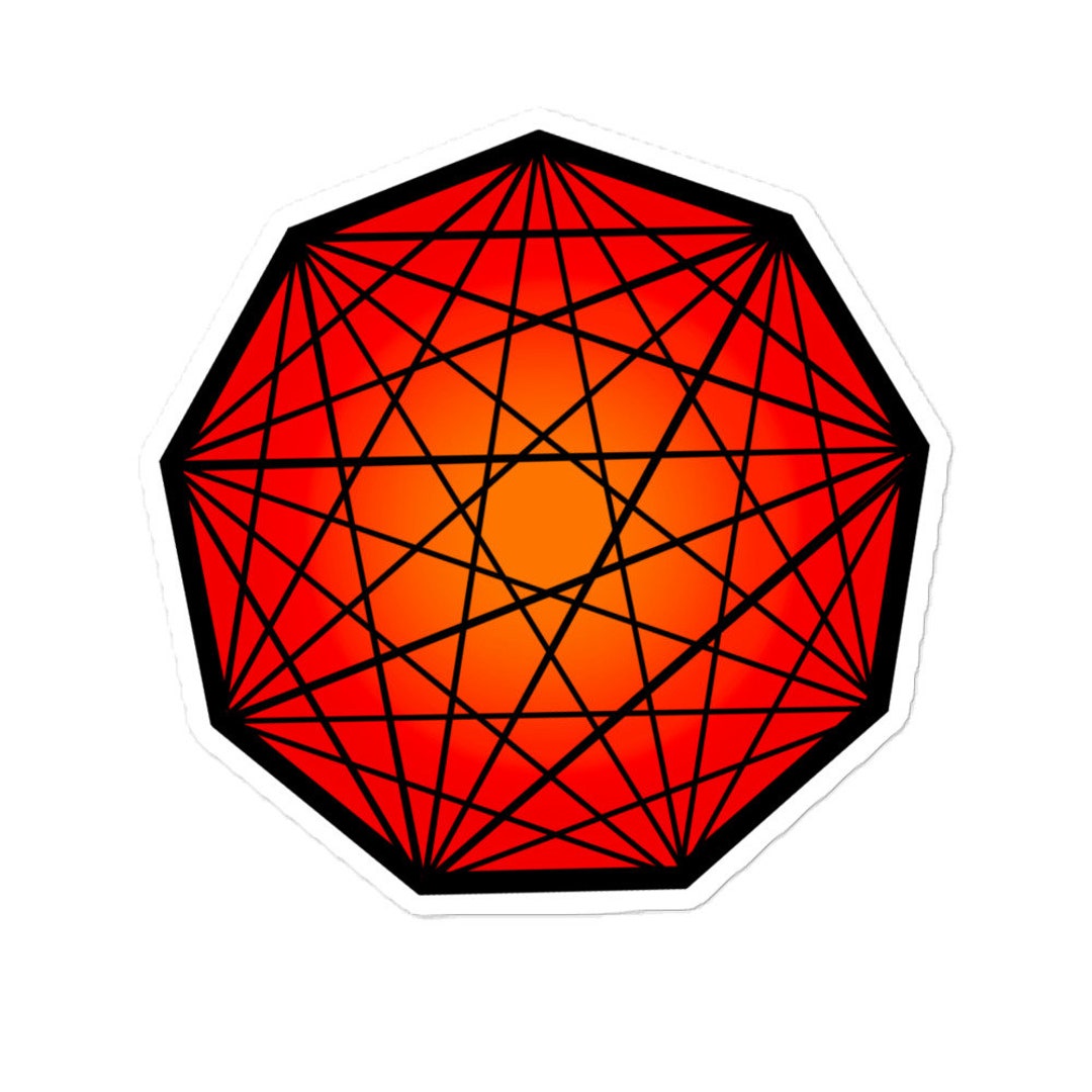 King Gizzard and the Lizard Wizard Bubble-free Sticker Nonagon Sticker ...