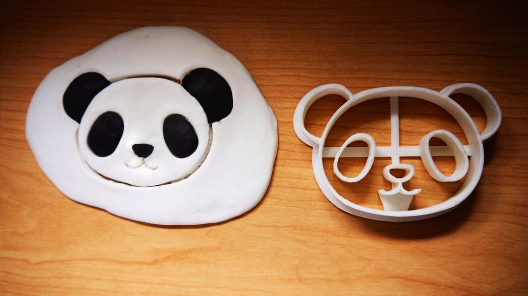 Panda Cookie Cutter, Holiday, 3D Printed, Cute, Biscuit Cutters ...
