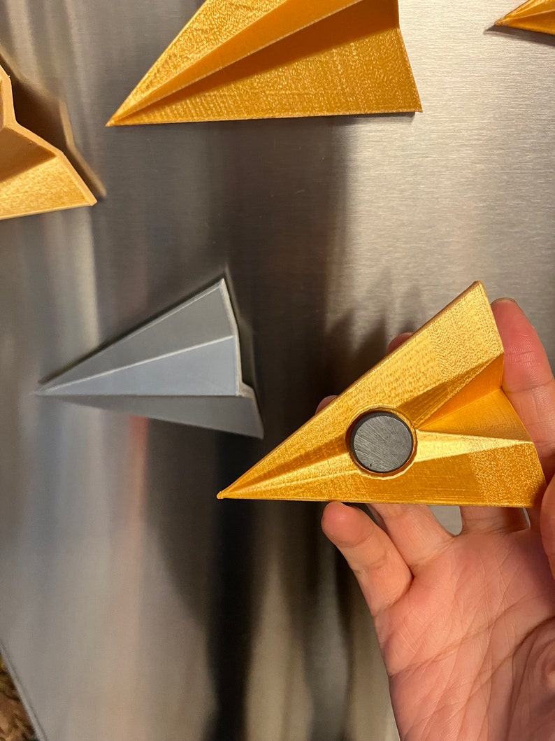 Paper Plane Magnet | Fridge Magnet, Minimalist Kitchen Decor, Aviation ...