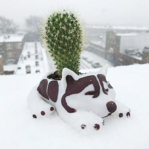 Custom Husky Planter, Personalized Gift, Fathers Day Gift, Siberian ...