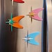 Mid Century Modern Boomerang Magnets, Christmas Gift, Atomic Starburst ...