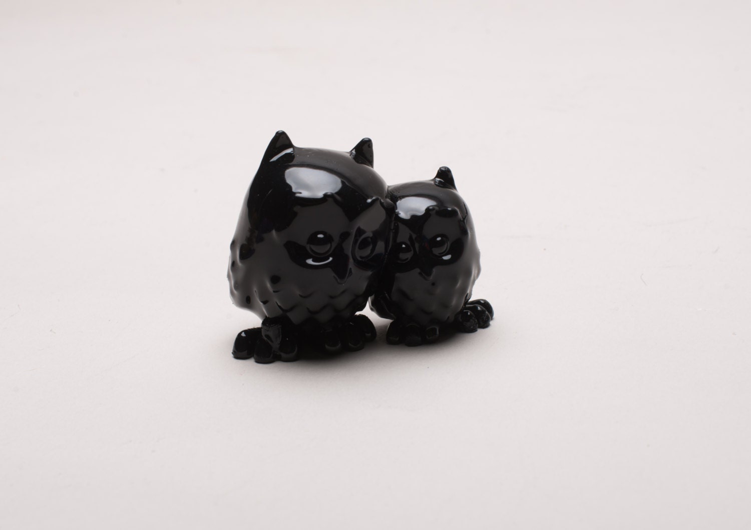 Cuddling Owls Cute Fathers Day Gifts Owls Black and - Etsy