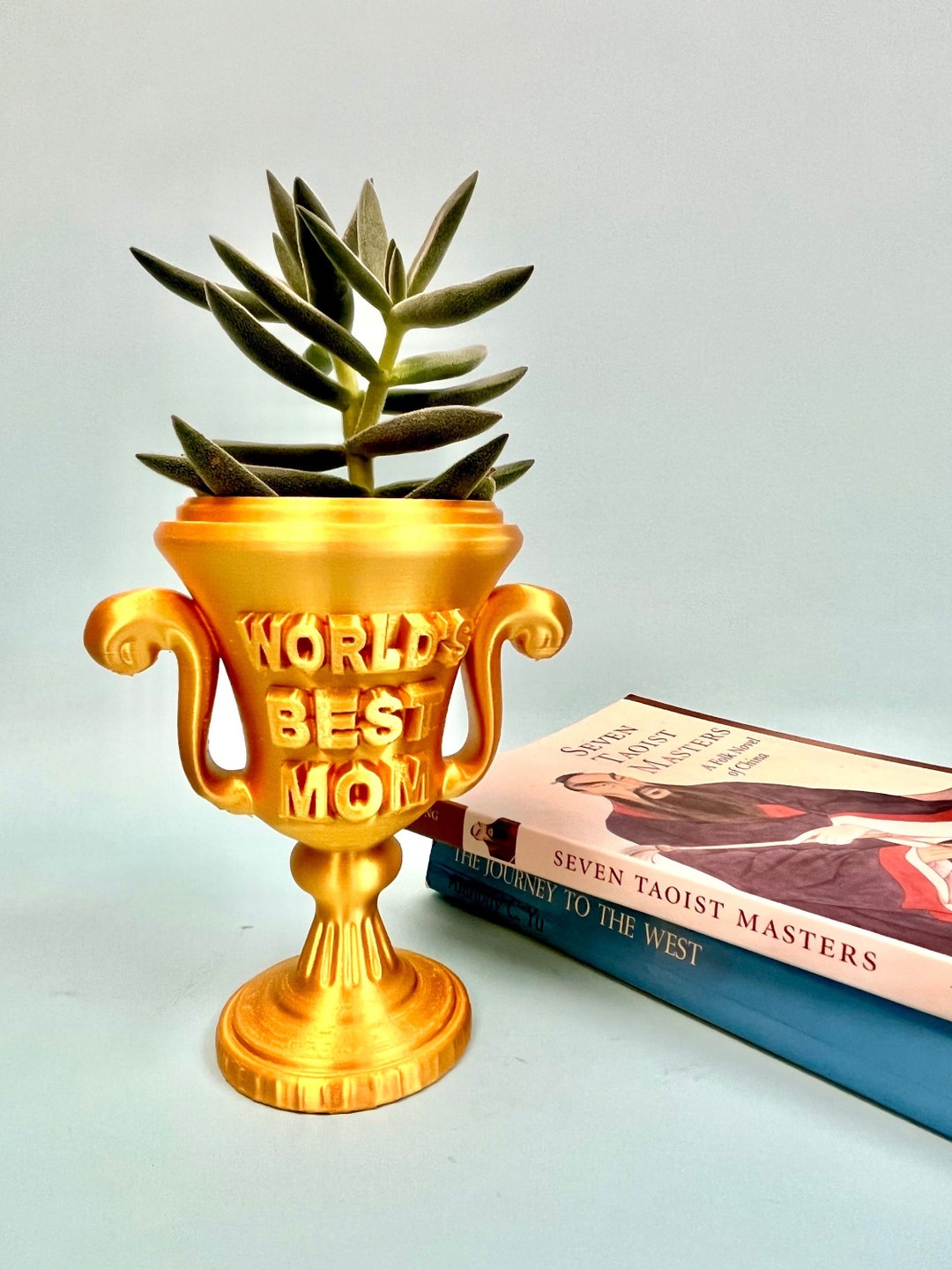 Custom Trophy Planter, Trophy Mother, Cubicle Decor, Trophy Plant ...