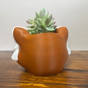 Red Panda Planter, Panda Gifts, Red Panda Pot, Animal Lover, Mothers ...