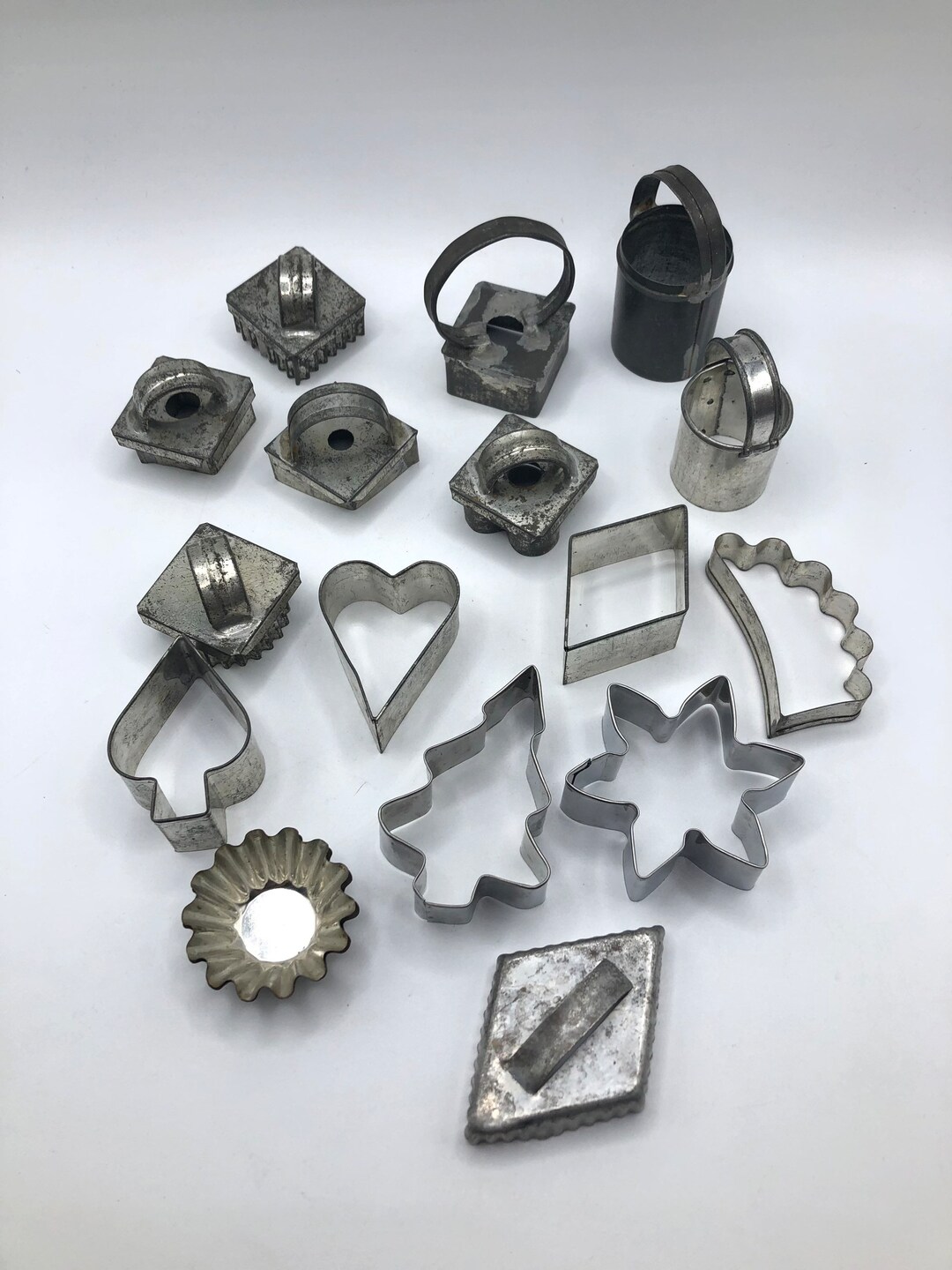 Vintage Cookie Cutters, Metal Cookie Cutters, Handled Cookie Cutters ...