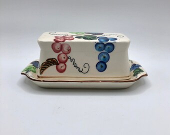 Hand Painted Butter Dish - Etsy