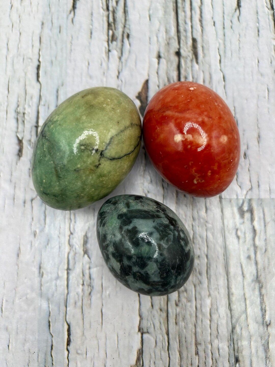 Vintage Stone Eggs, Decorative Stone Eggs, Solid Stone Eggs, Marble ...