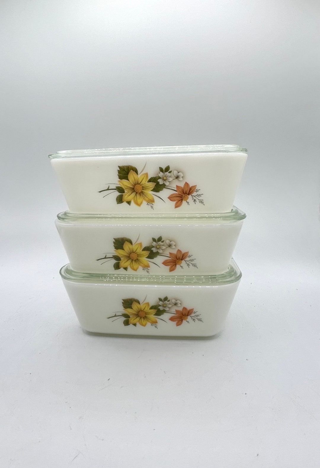 Vintage Pyrex England, Pyrex Autumn Glory, Pyrex England Dahlia ...