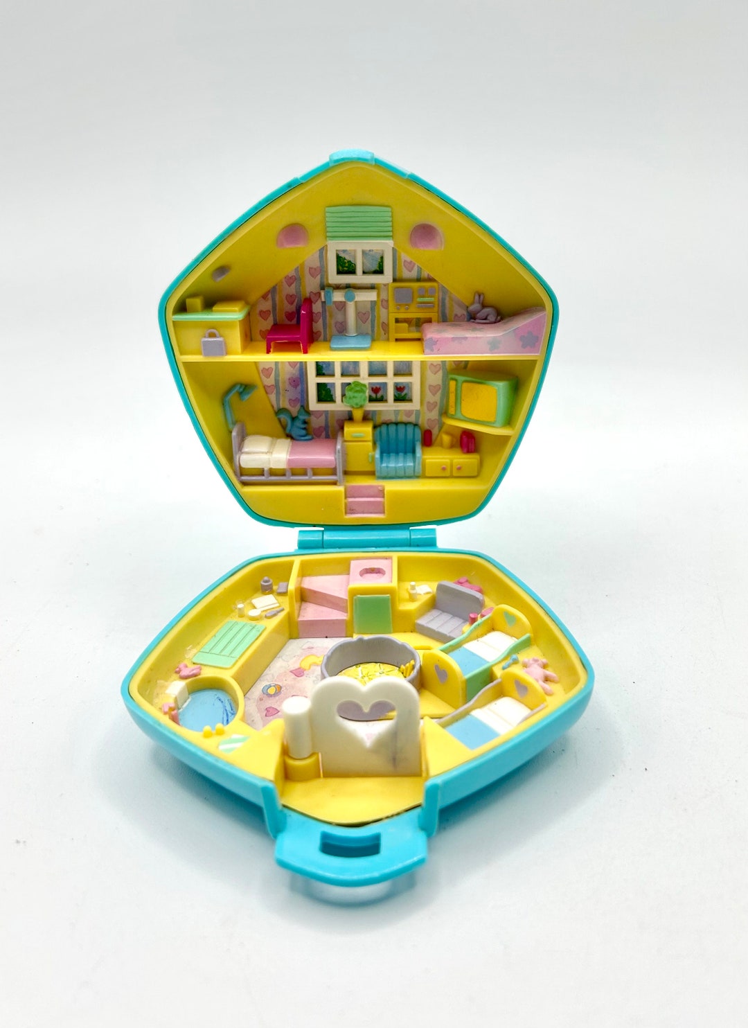 Vintage Polly Pocket, 1992 Bluebird Toys, Polly in the Nursery, Blue ...