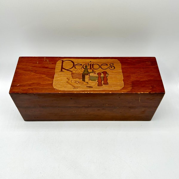 70s Recipe Box - Etsy