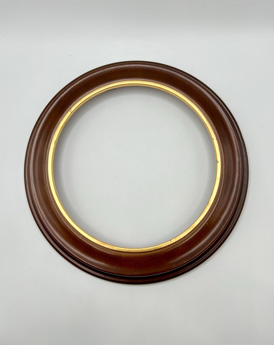 Vintage Plate Frame, Van Hygan and Smythe Plate Frame, Wooden Plate ...