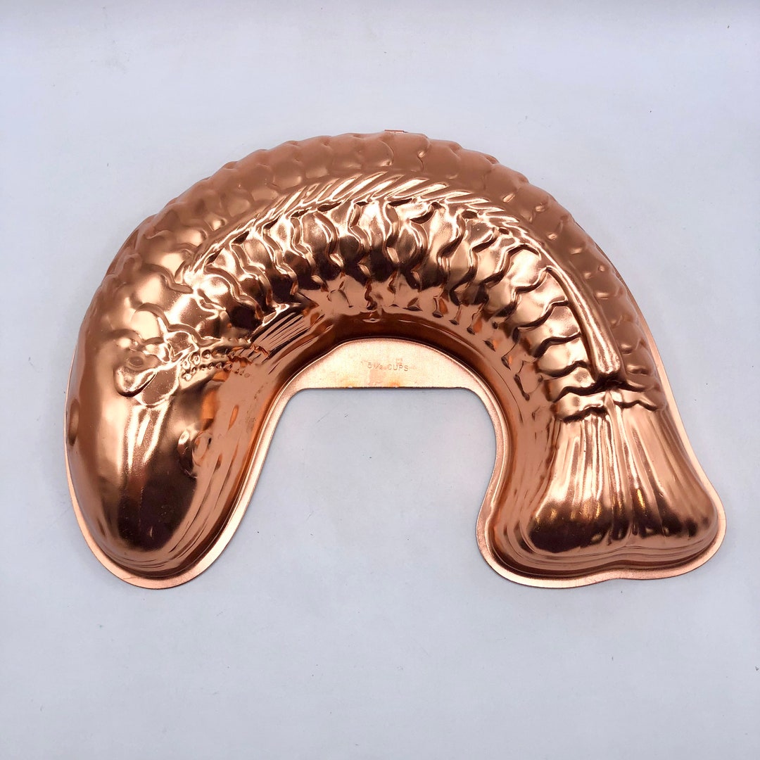 Vintage Copper Molds Vintage Jelly Mold Metal Fish Mold - Etsy