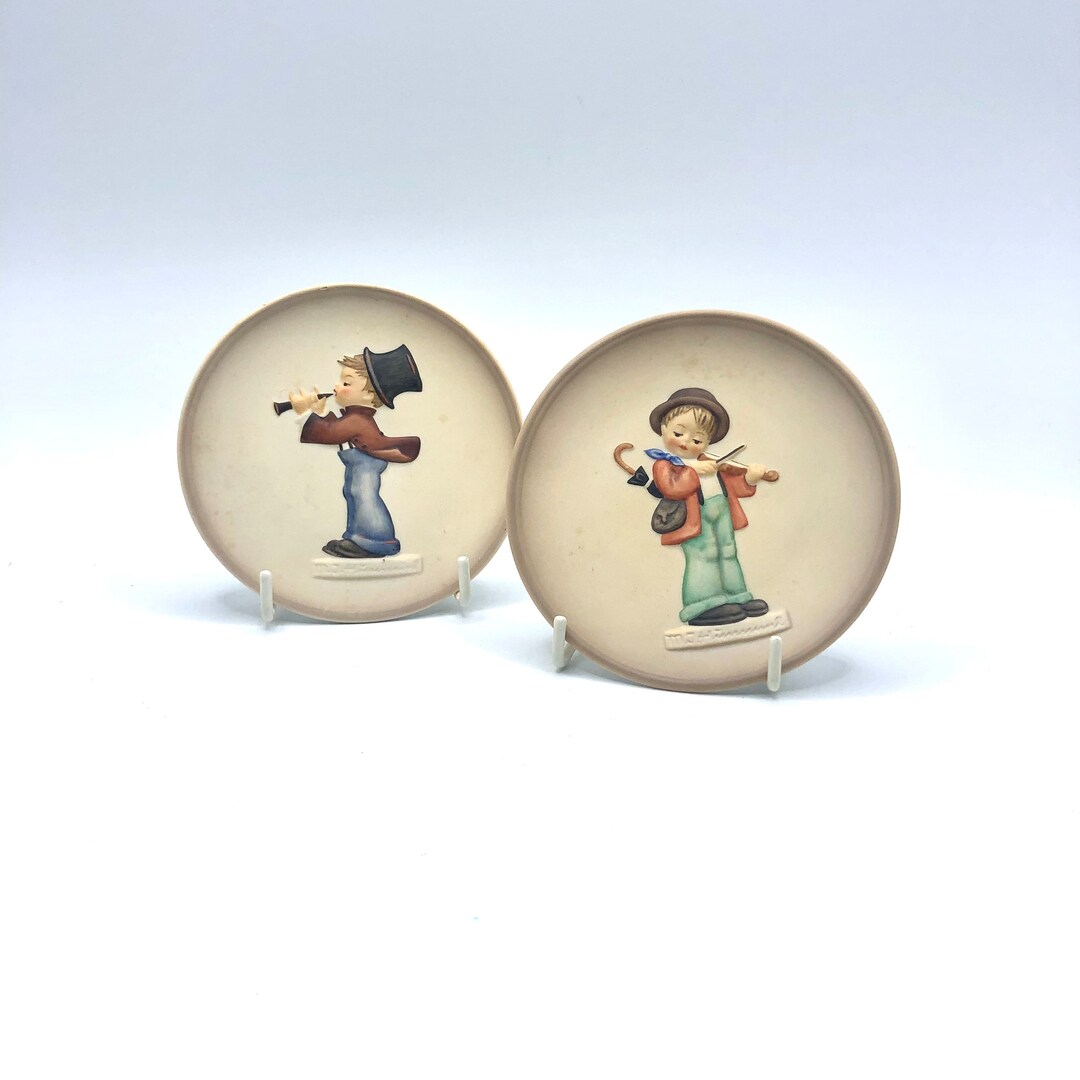 Vintage Goebel Hummel Plates, Little Music Makers, Collectible Plates ...