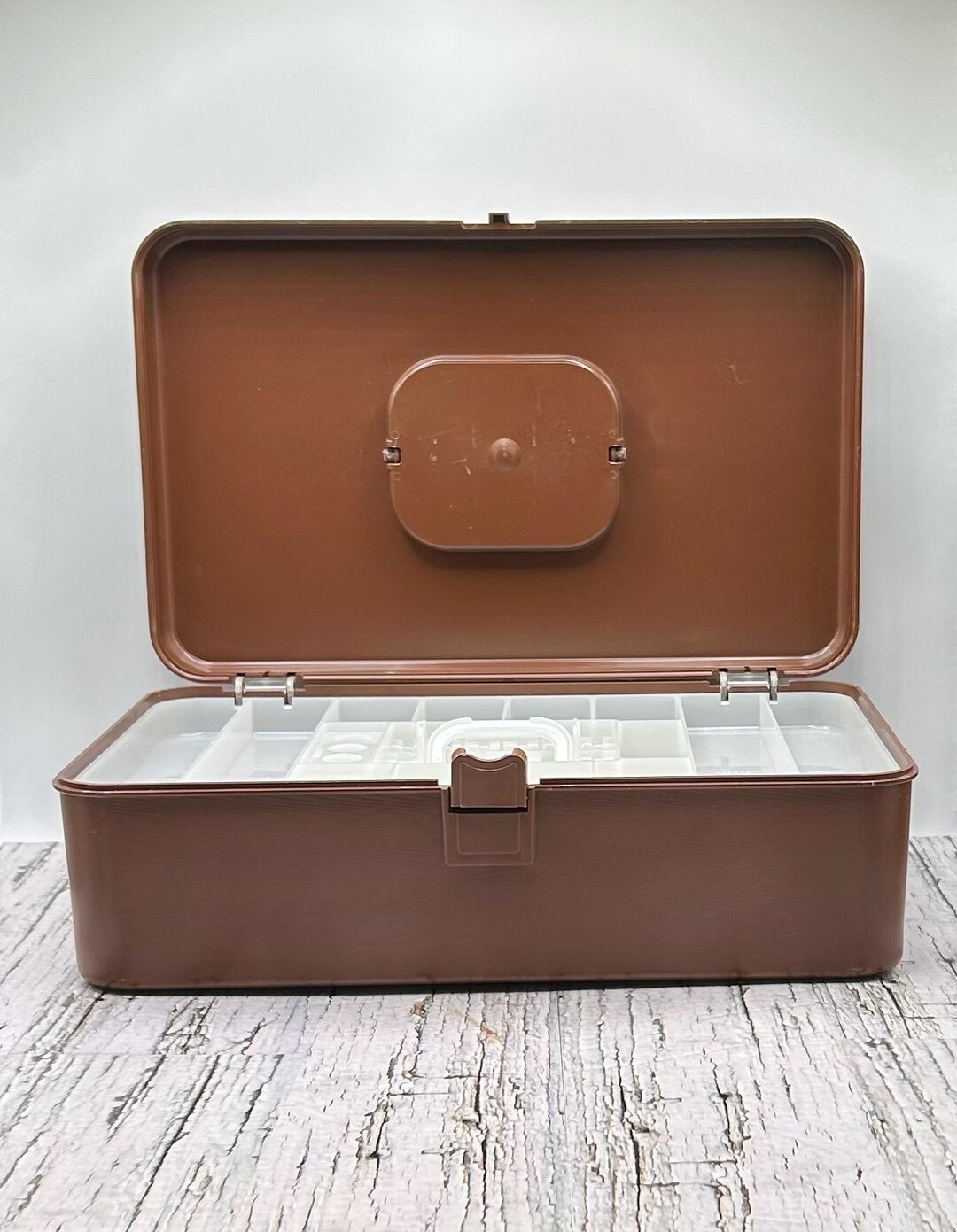 Vintage Wil-hold Sewing Box, Wil-hold by Wilson, Tiered Plastic Sewing ...