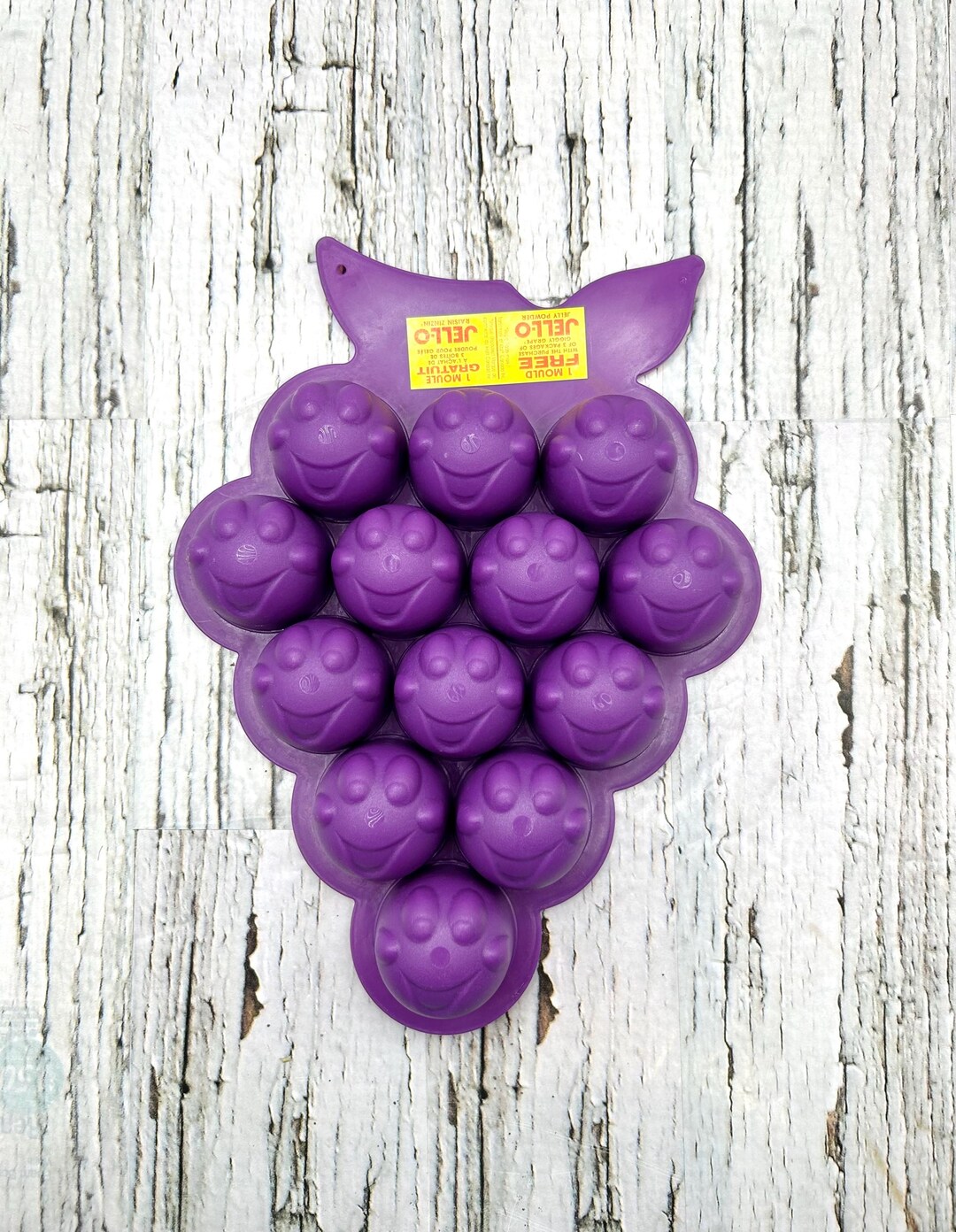 Vintage Jello Mold, Grape Jello Mold, Giggly Grape Mold, Jello Jiggler ...