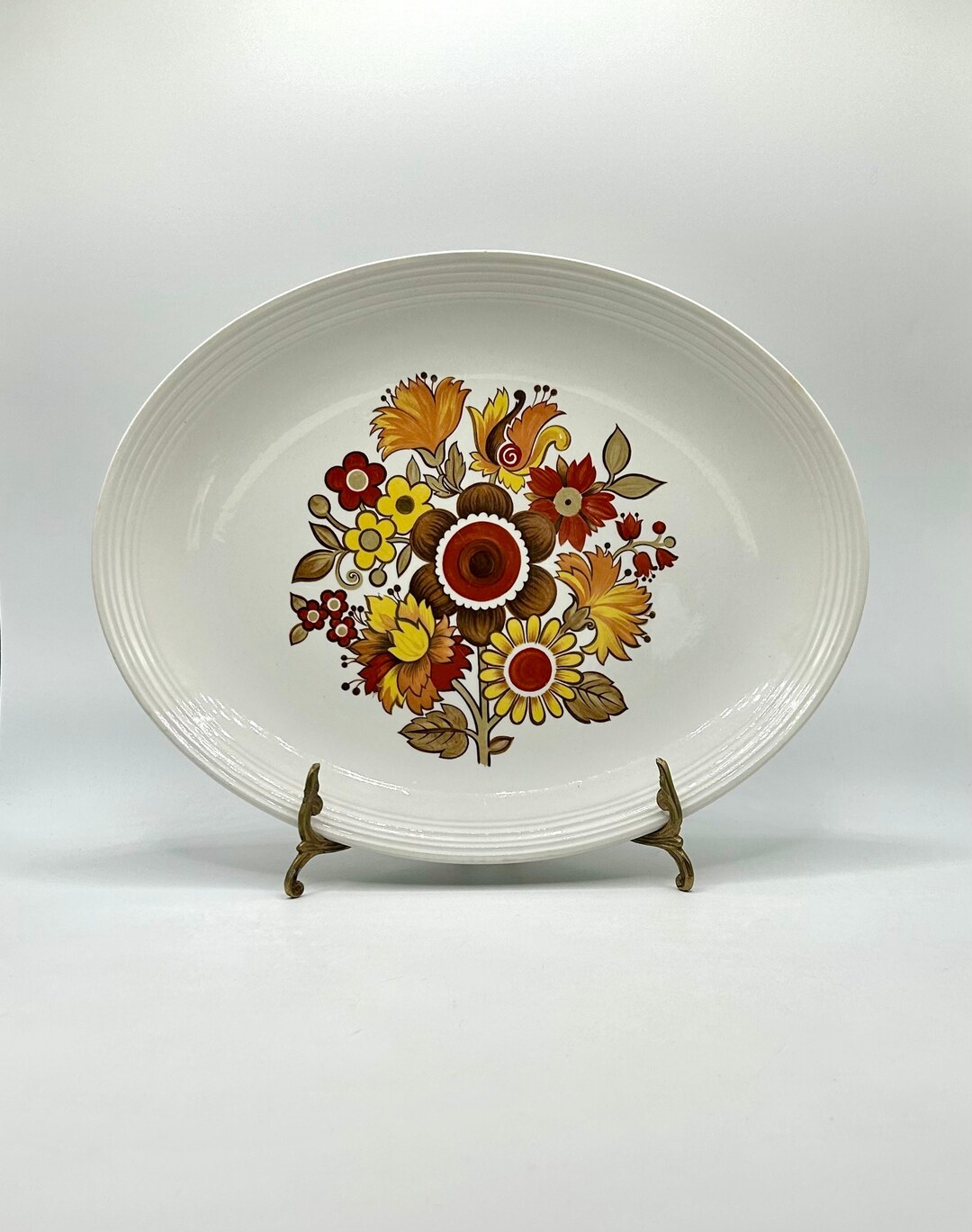 Vintage Myott Platter, Myott Festival Platter, Retro Serving Piece ...