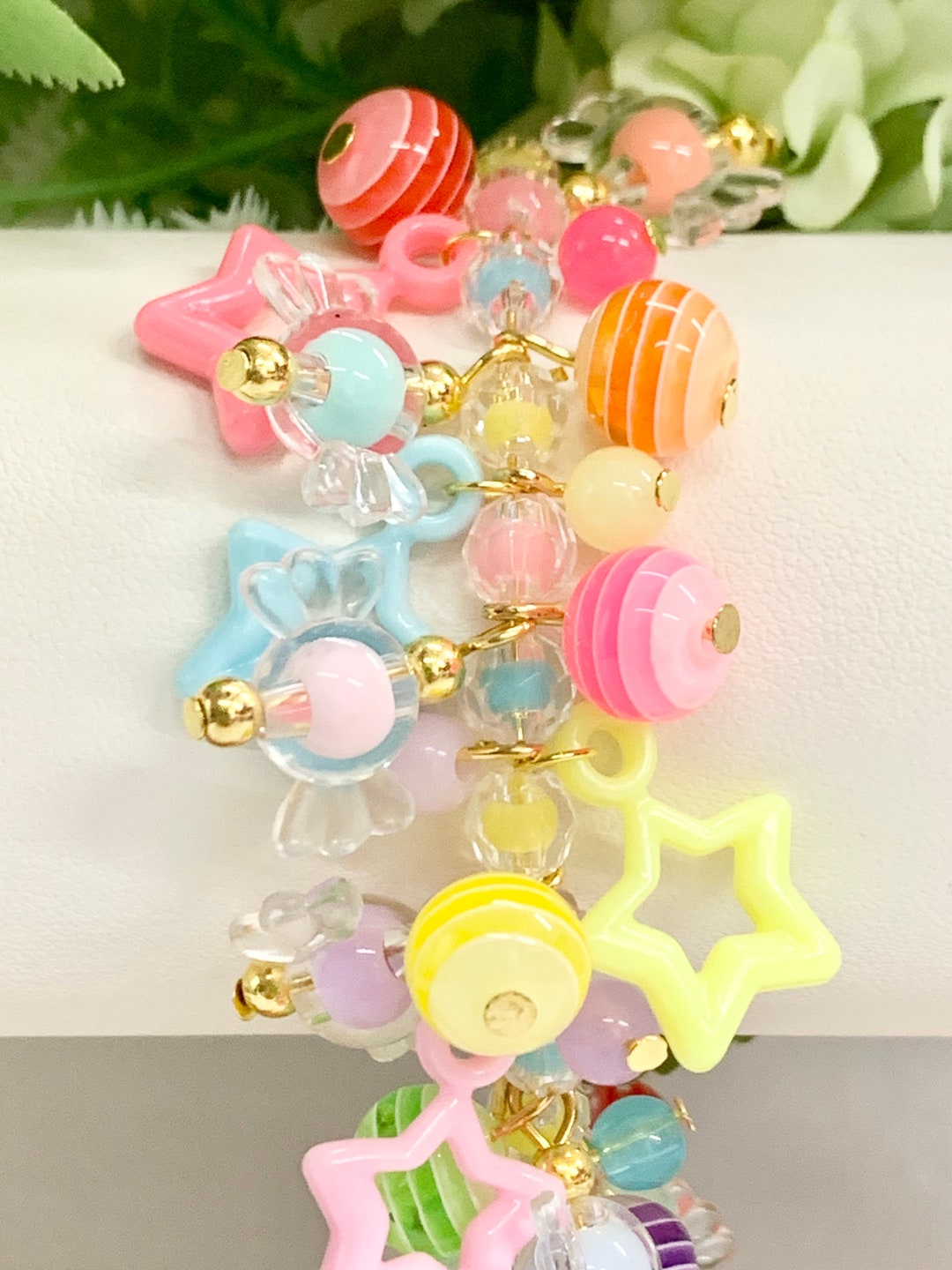 Chunky Rainbow Candy Star Bracelet - Etsy