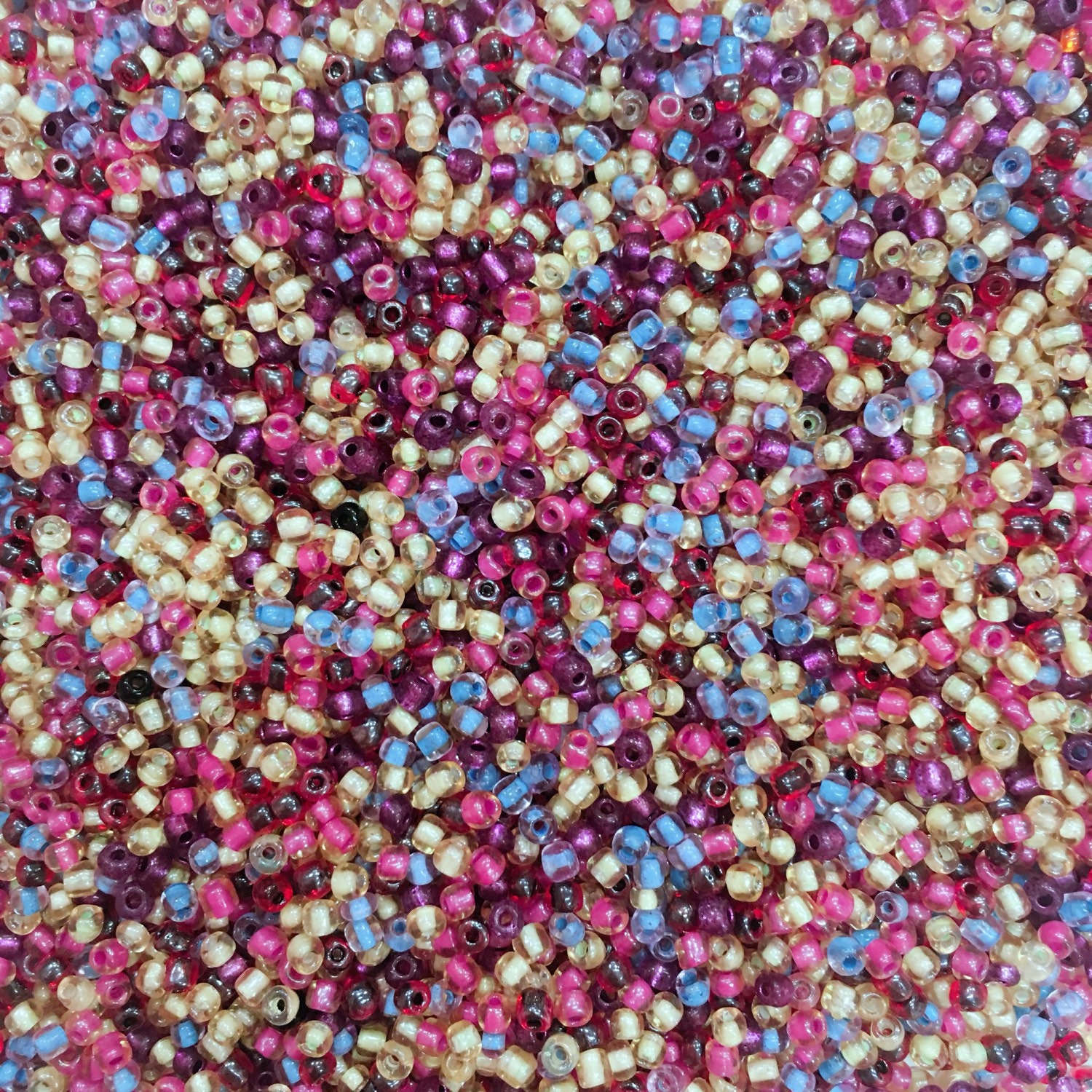 Rainbow Glass Beads Glass Beads Rainbow Beads400 Beads Etsy