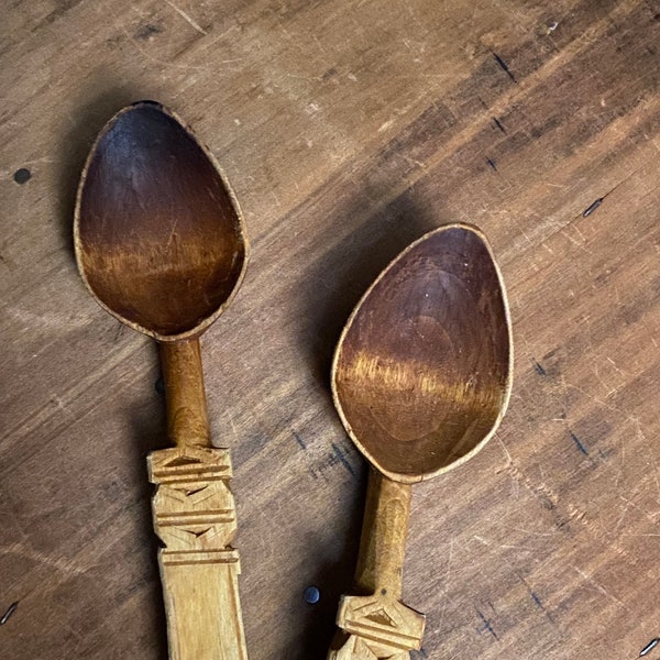 Hand Carved Spoons - Etsy