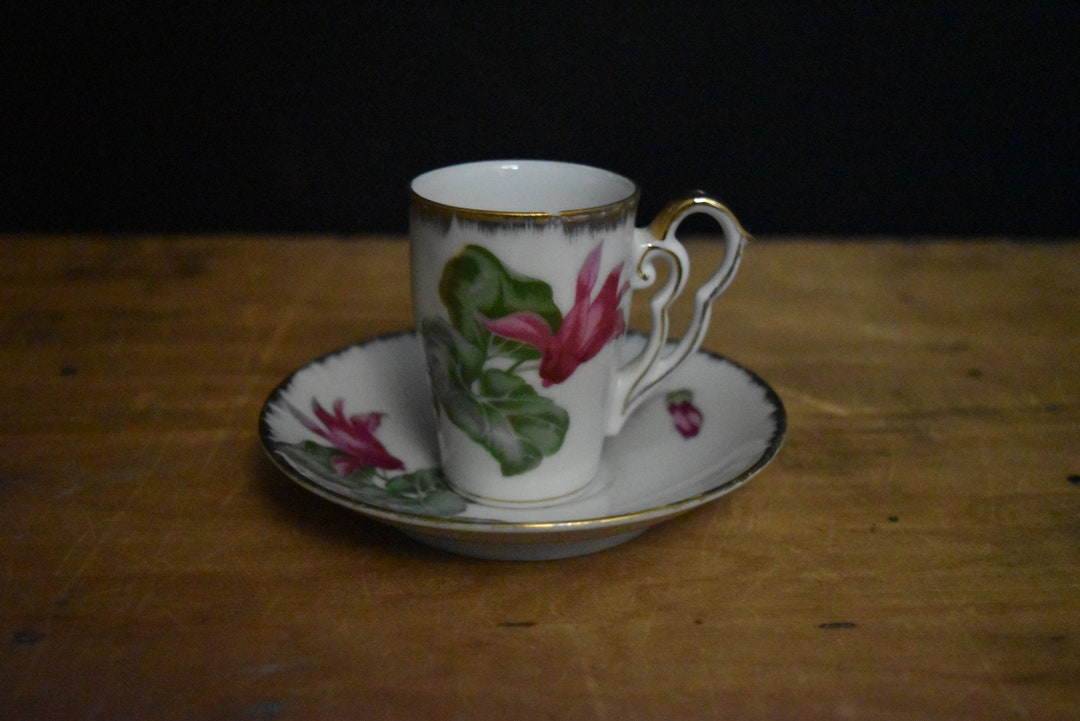 Demitasse Cup and Saucer Made in Japan Demitasse Cup Set Cup and Saucer ...