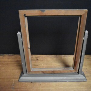 Antique Wooden Tilt Frame, Antique Wooden Frame, Antique Wooden Stand ...