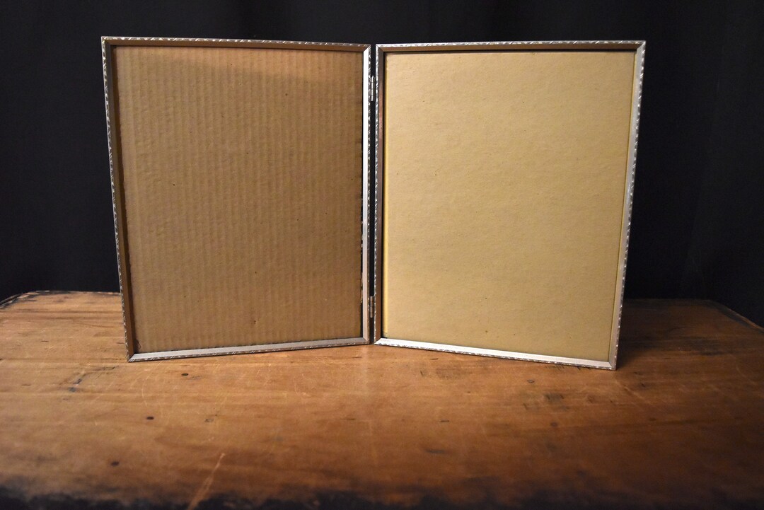 Metal 8X10 Silver Tone Double Frame Vintage 8X10 Frame Double Frame ...