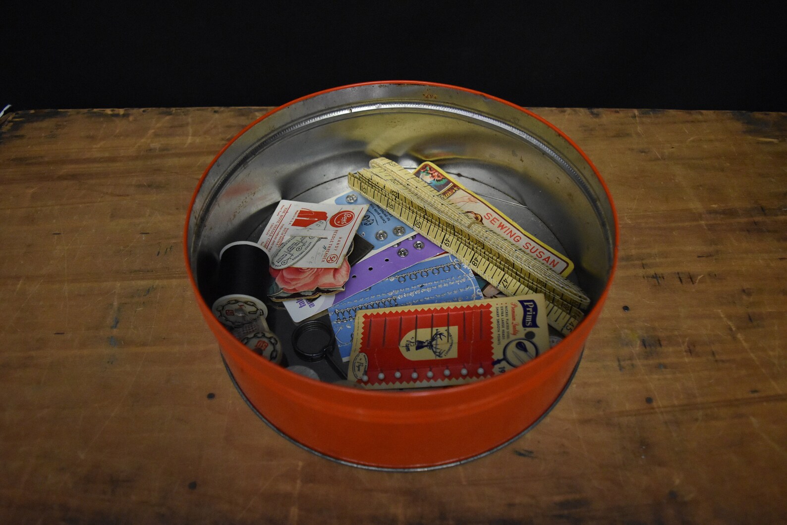 Vintage Sewing Tin Vintage Sewing Kit Vintage Sewing Notions - Etsy