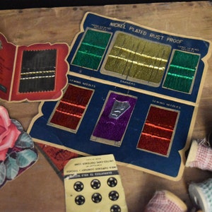 Vintage Sewing Tin, Vintage Sewing Kit, Vintage Sewing Notions - Etsy