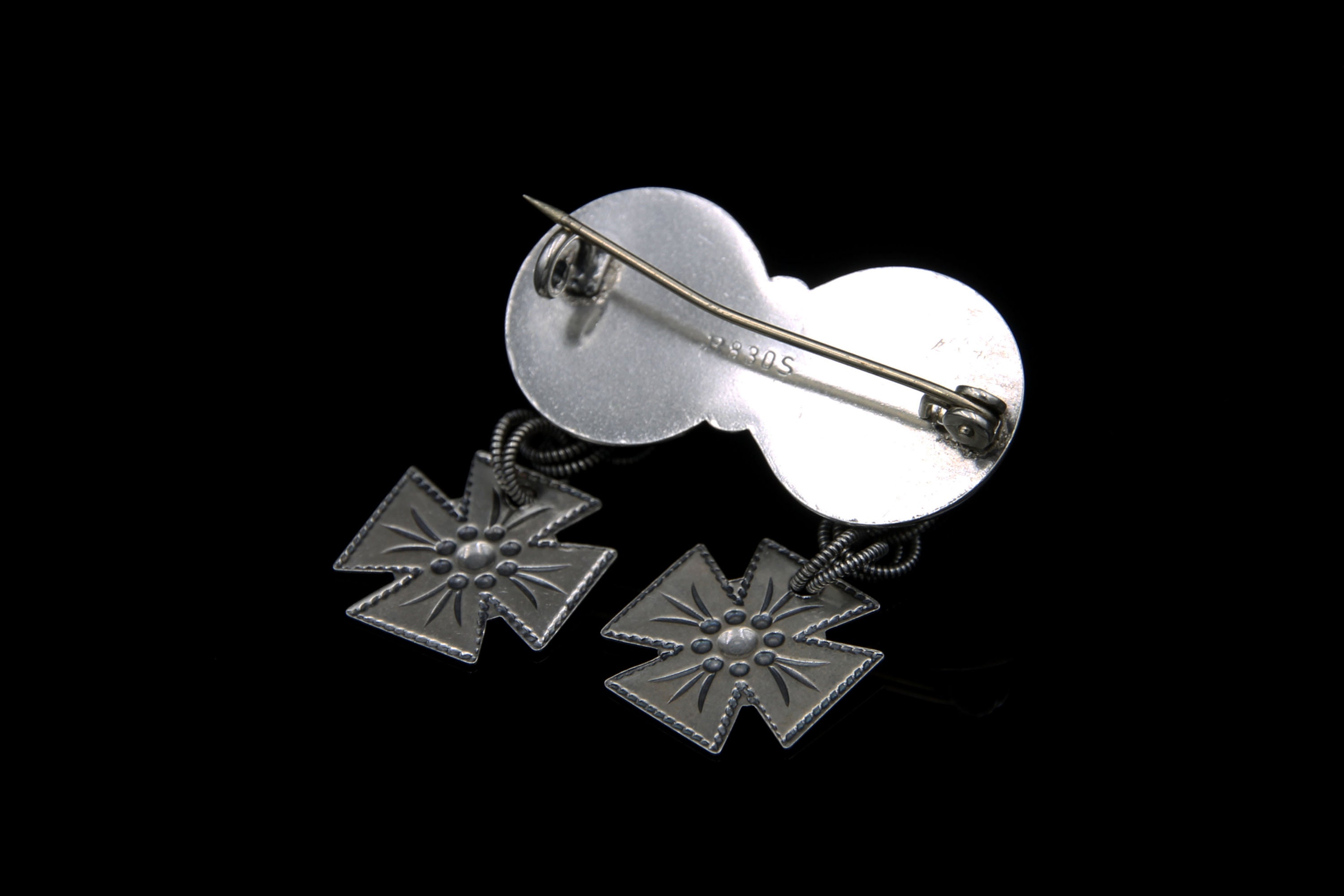 Vintage Norwegian Silver Bunad Solje Pin Brooch Mid Century | Etsy