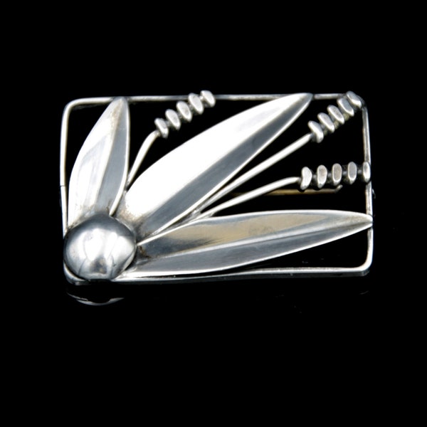 830 Silver Brooch - Etsy