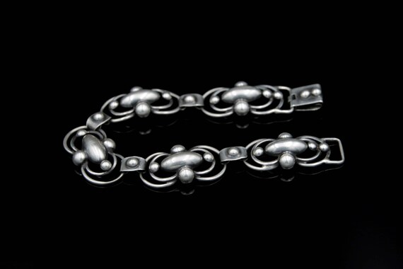 Vintage Hugo Grun Art Deco Danish 830S Silver Links B… - Gem