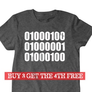 Binary Shirt, Dad Shirt, Dad in Binary, Computer Dad, Funny Shirts ...