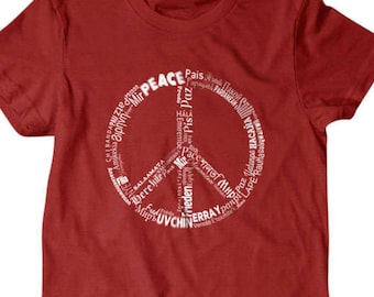 Peace t shirt | Etsy