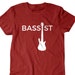 Bassist T-shirt bass player bass player gift musician gift | Etsy
