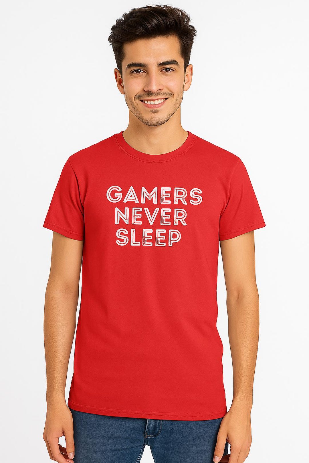 Gamer T-shirt | “gamers Never Sleep” Funny Gaming Shirt | Gift for ...